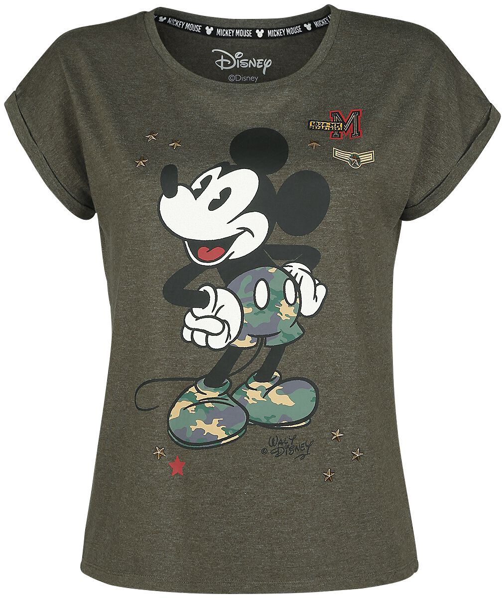 Military | Mickey & Minnie Mouse T-shirt | Large