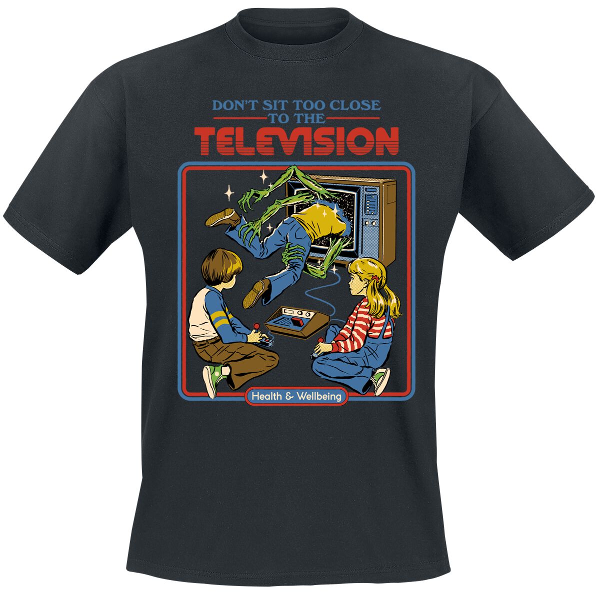 Don't Sit too Close to the Television | Steven Rhodes T-shirt | Large