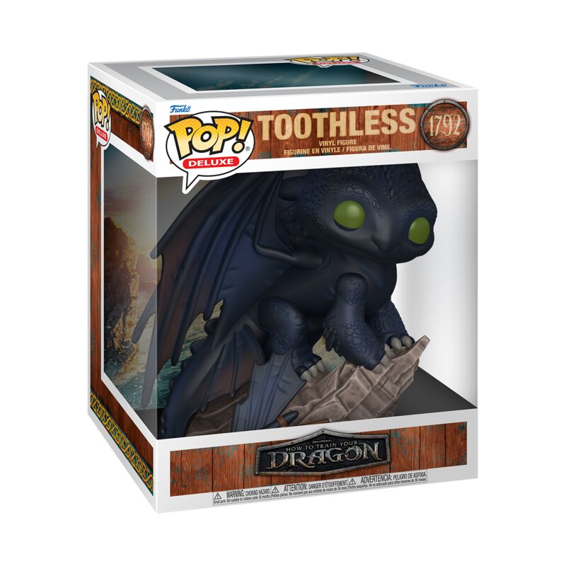 Toothless (Pop! Deluxe) vinylfiguur 1792 | How To Train Your Dragon ...