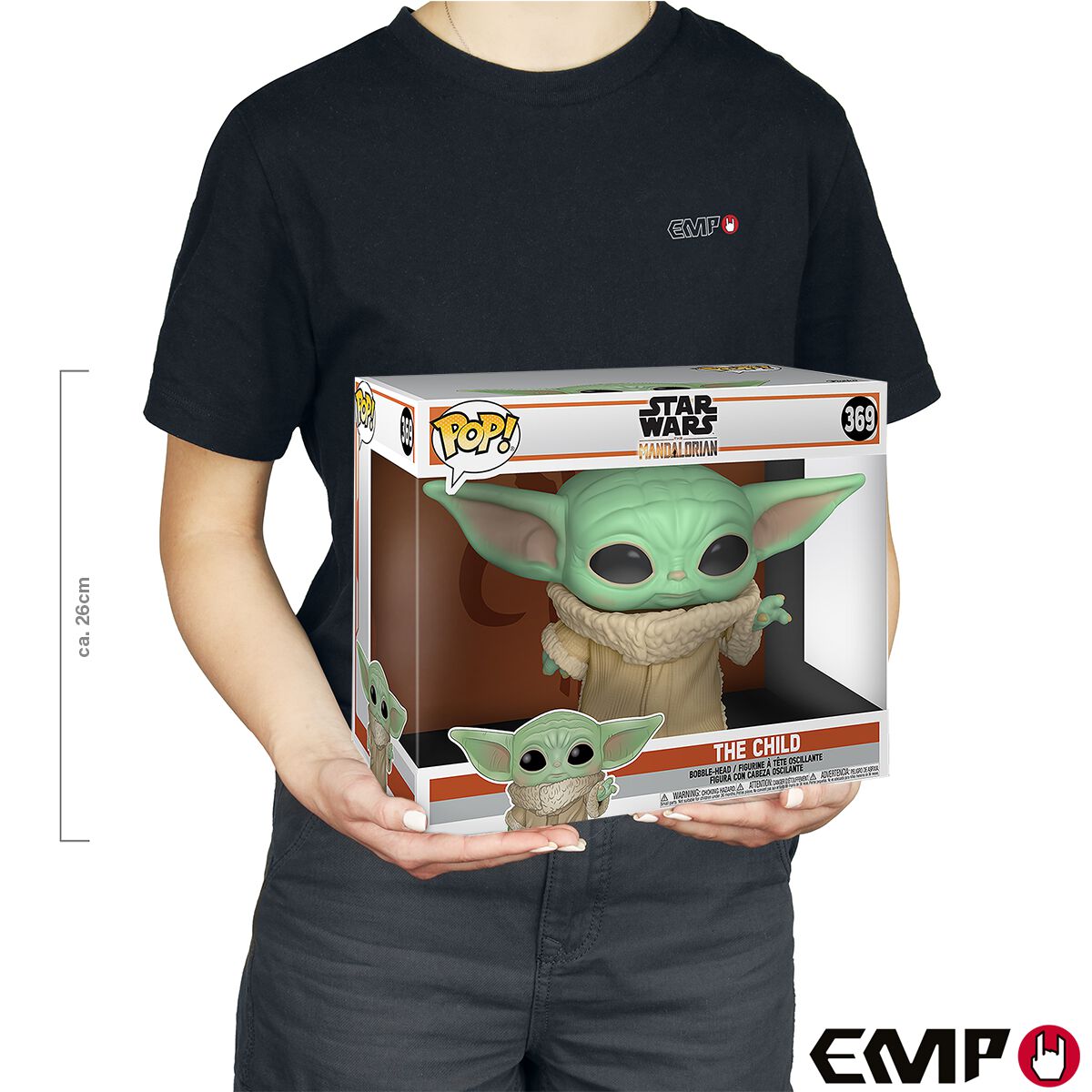 The Mandalorian - The Child (Baby Yoda) (Jumbo Pop!) Vinylfiguur 369 ...