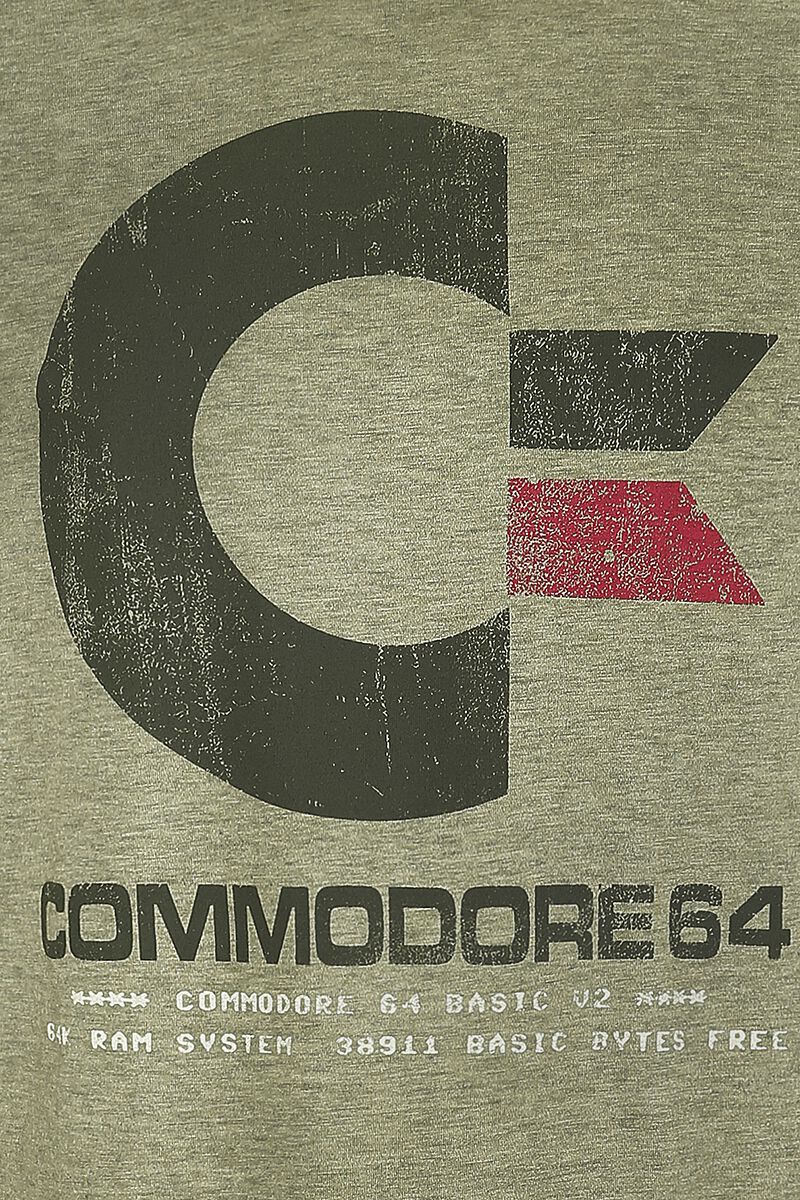 C64 Logo - Vintage | Commodore 64 T-Shirt Manches courtes | Large